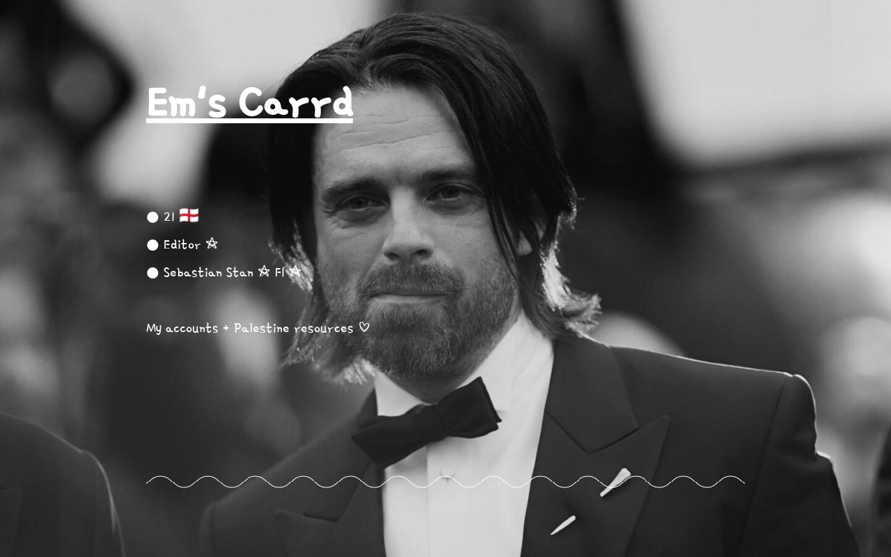 em's carrd (wintersbucky)